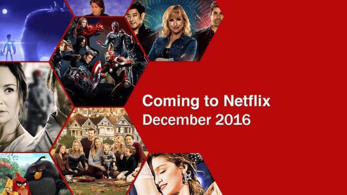 December 2016 New Netflix Releases
