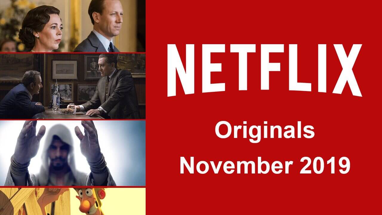 Netflix Originals Coming to Netflix in November 2019