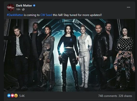 Syfy Series 'Dark Matter' Leaving Netflix in September 2022 - What's on ...