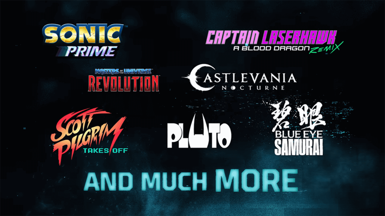 DROP 01: All Animated and Anime Series Confirmed for Netflix's Livestream