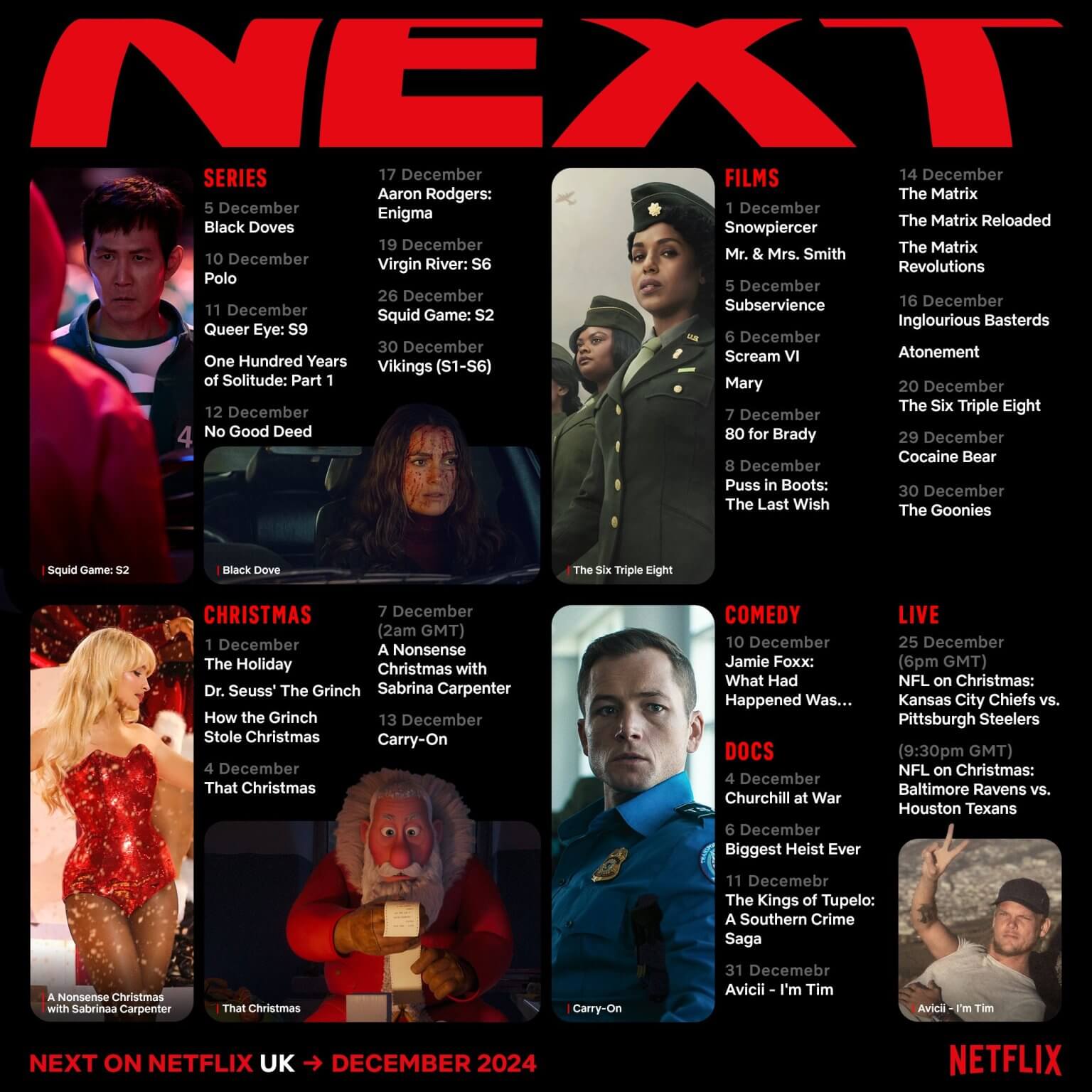 What's Coming to Netflix UK in December 2024