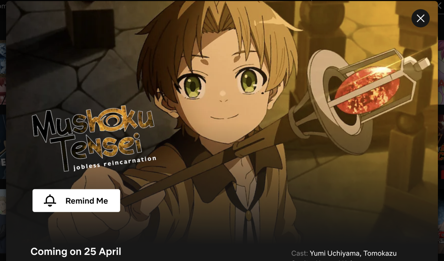'Mushoku Tensei: Jobless Reincarnation' Coming to Netflix in Select ...