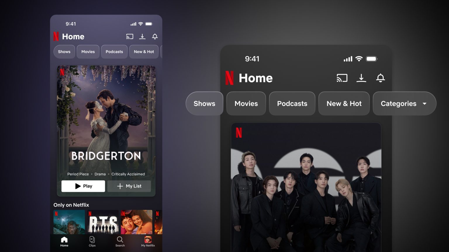 First Look and Hands On With Netflix’s Mobile App Overhaul With New ...