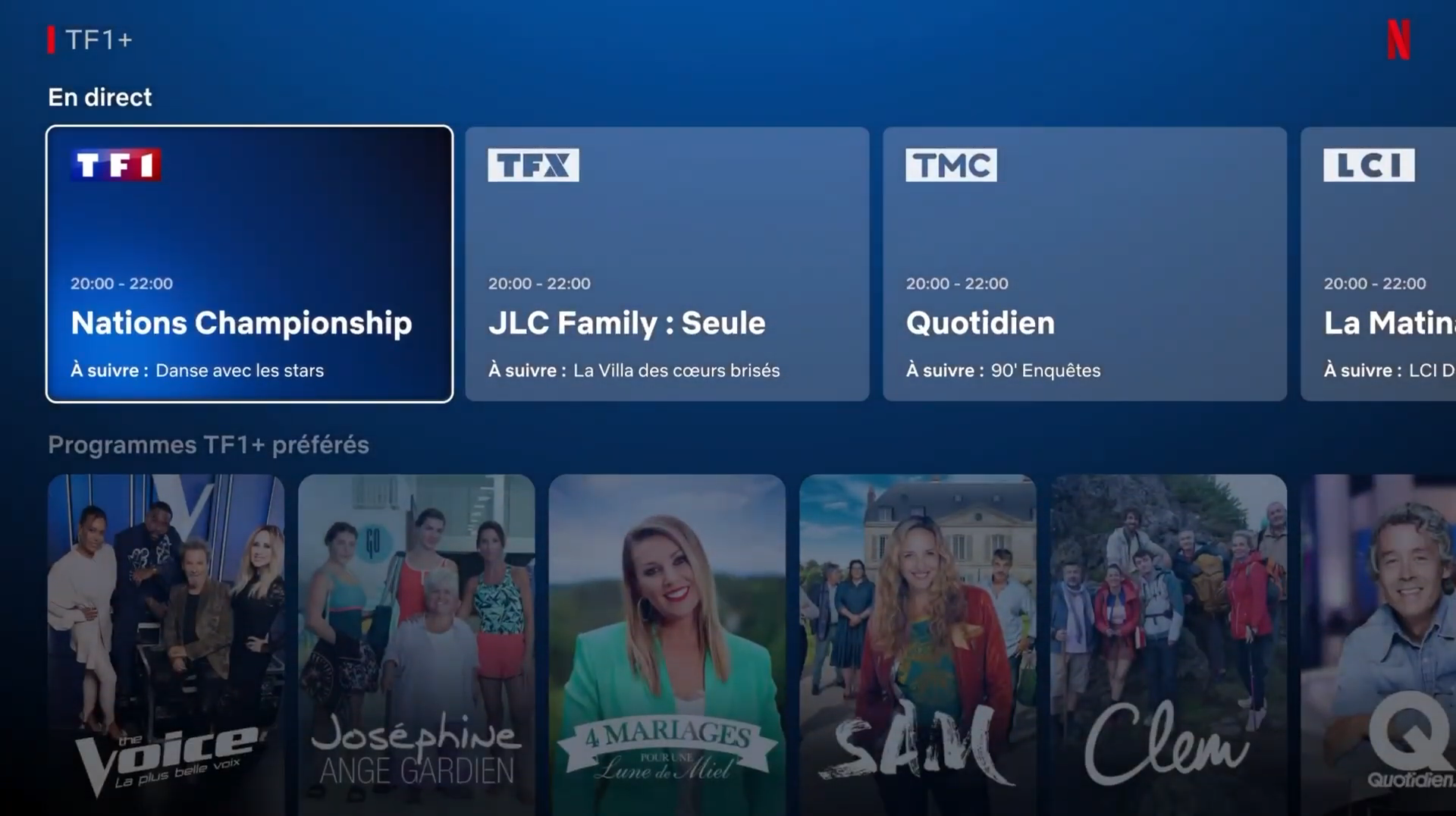 Hands-On With Netflix's New TF1+ Hub, Livestreams and Programming in France