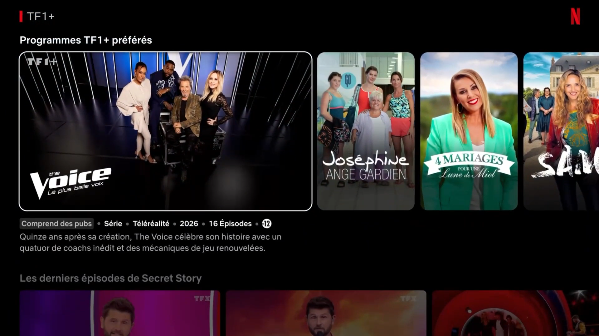Hands-On With Netflix's New TF1+ Hub, Livestreams and Programming in France